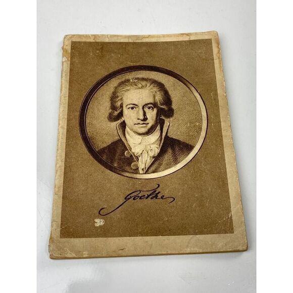 No Brand | Accents | Antique Illustrated Biographyof Johann Wolfgang ...